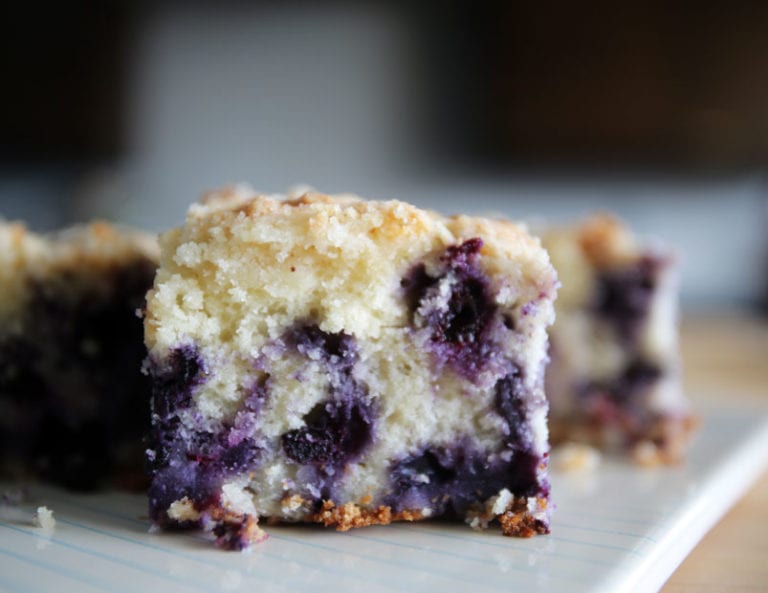 Old-Fashioned Blueberry Buckle Recipe | Alton Brown