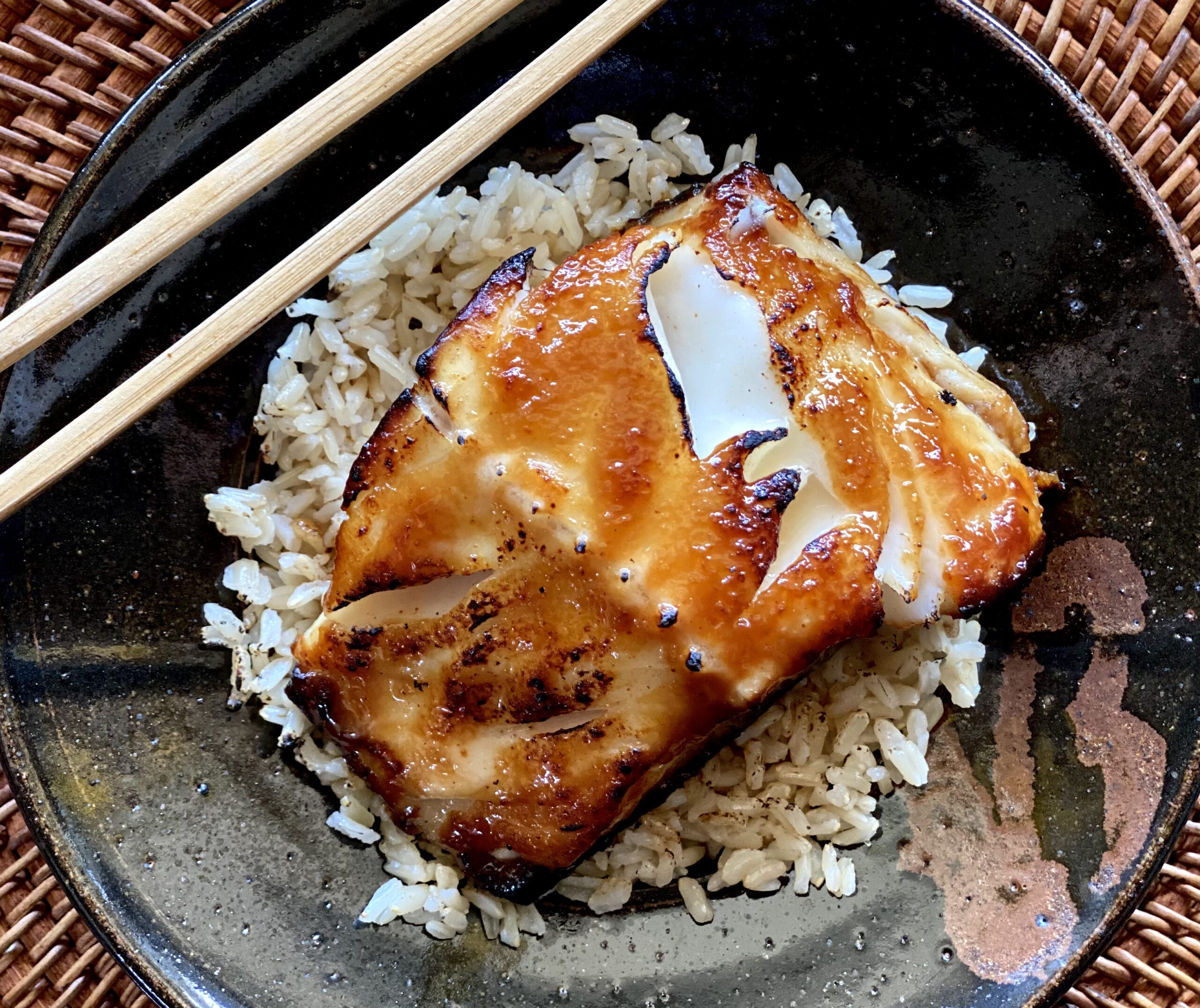 Miso and Honey Glazed Fish Recipe | Alton Brown