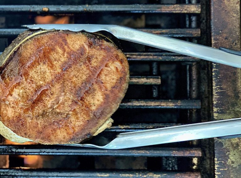 Easy Grilled Salmon Steaks Recipe - Alton Brown