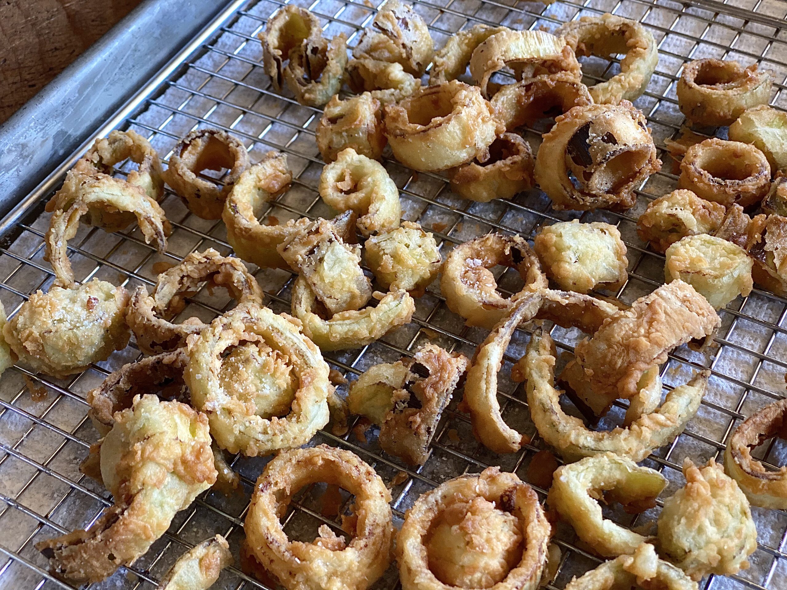 Leek Rings - Alton Brown