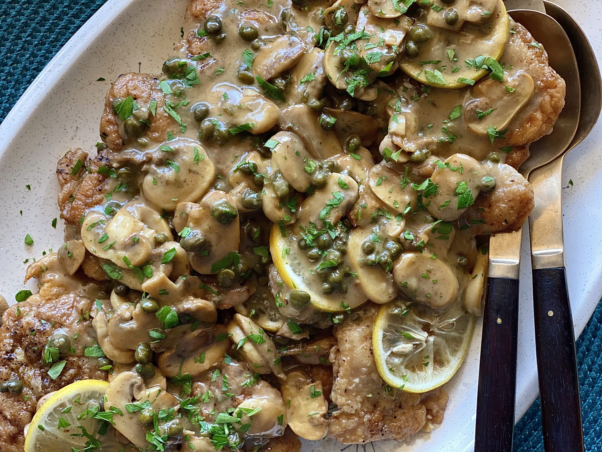Good Eats Chicken Piccata Recipe - Alton Brown