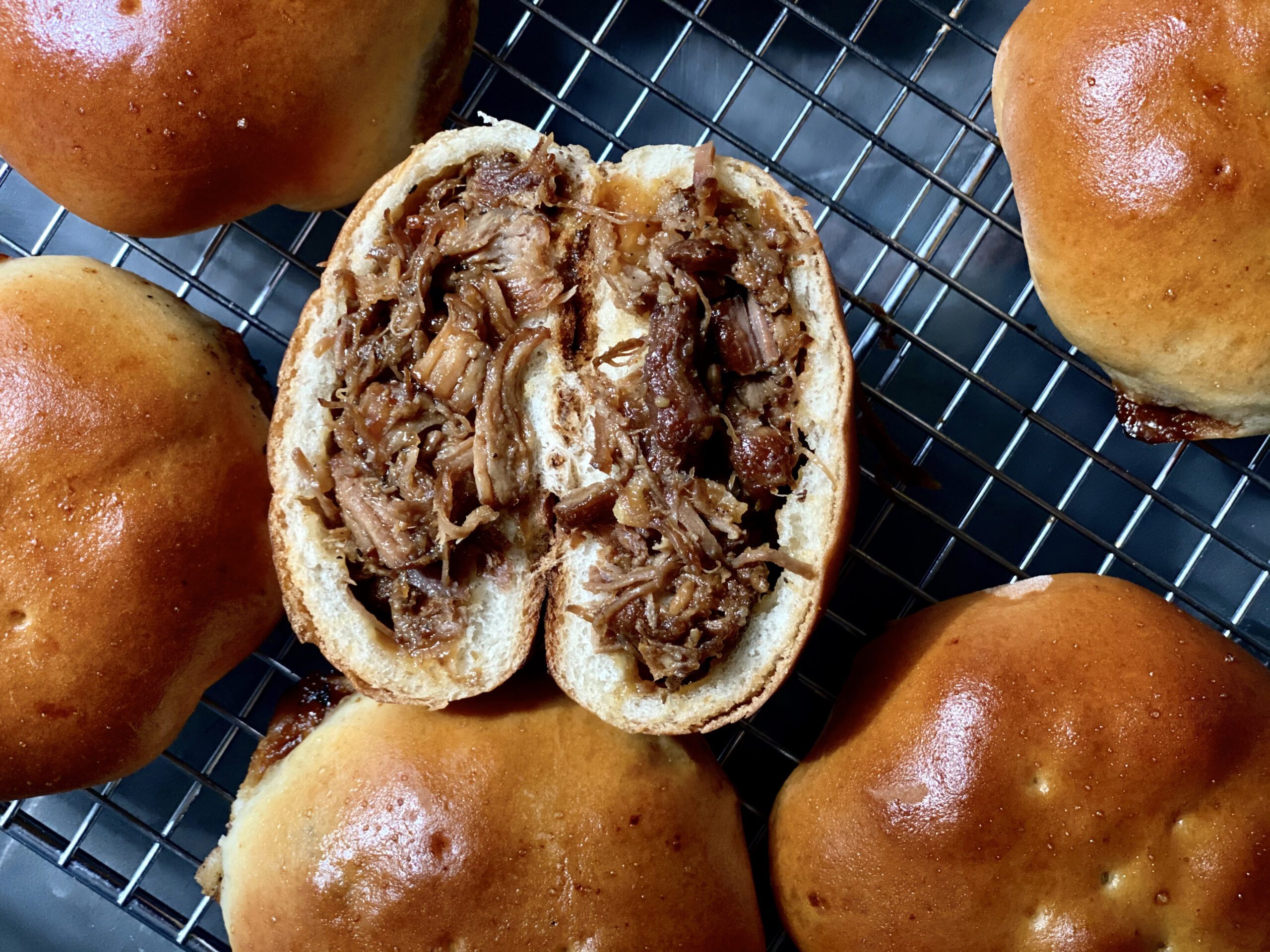 Pork Asado Buns - Alton Brown
