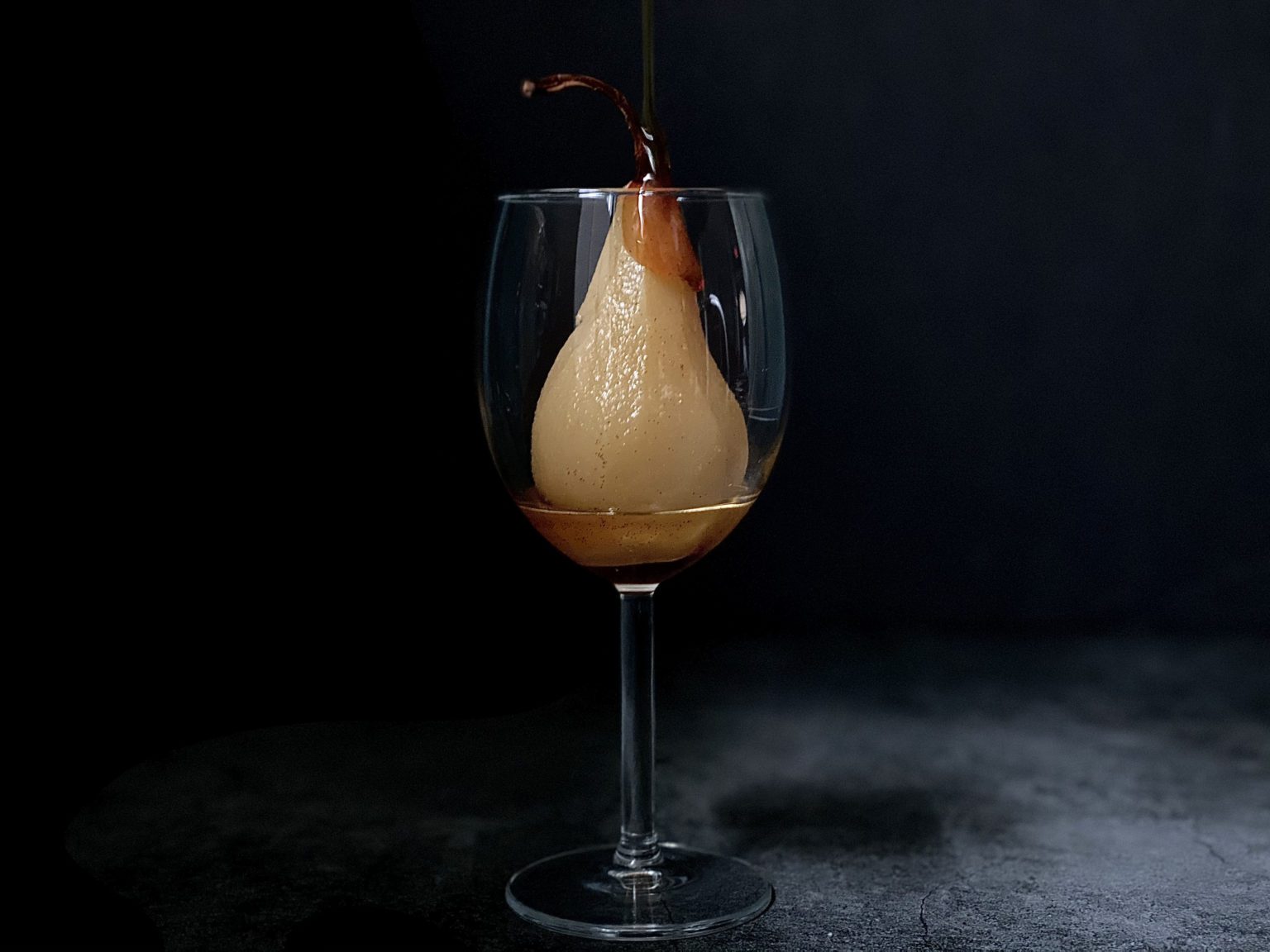 Vanilla Poached Pears Recipe | Vanilla | Alton Brown