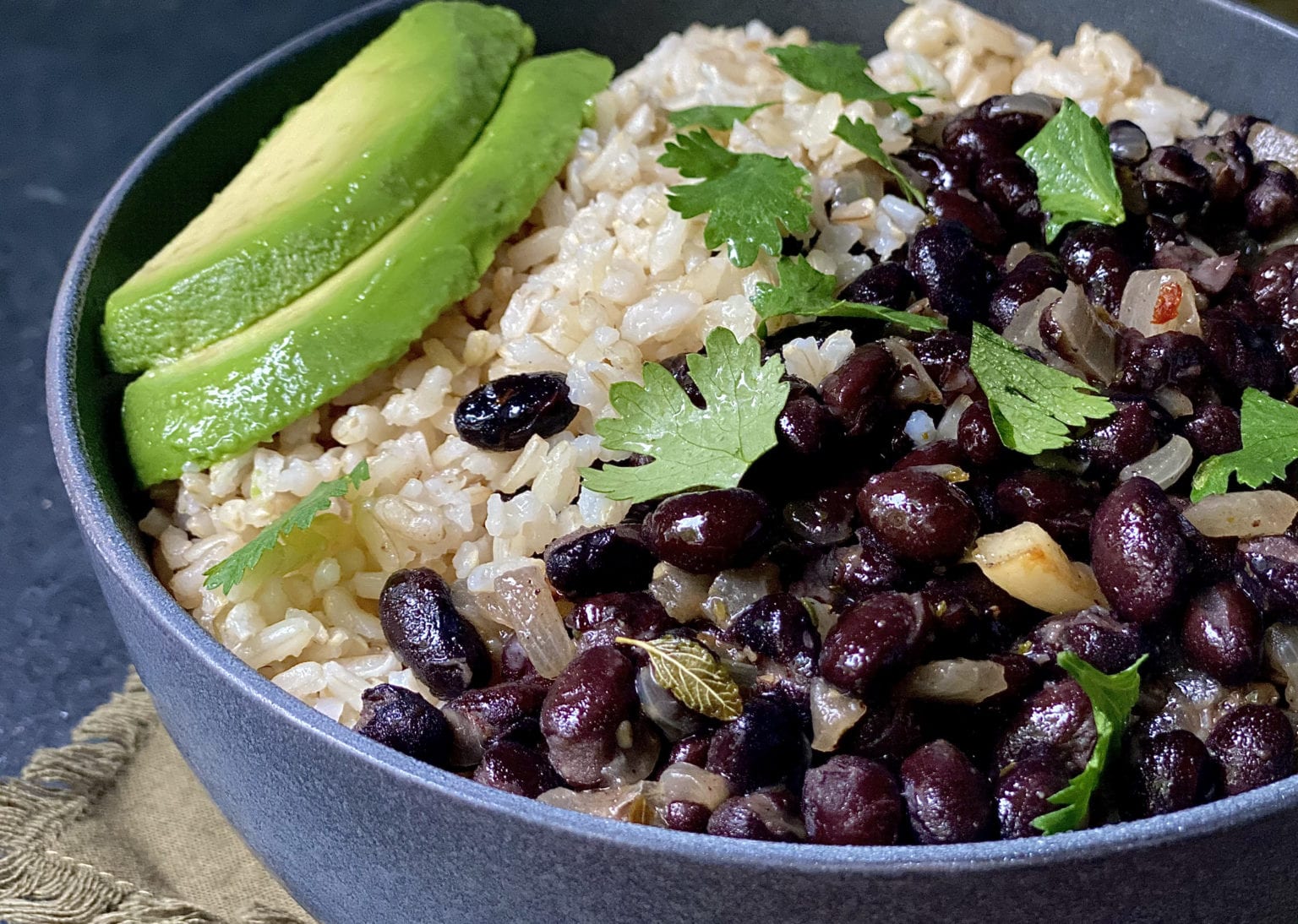 Black Beans and Brown Rice Recipe - Alton Brown