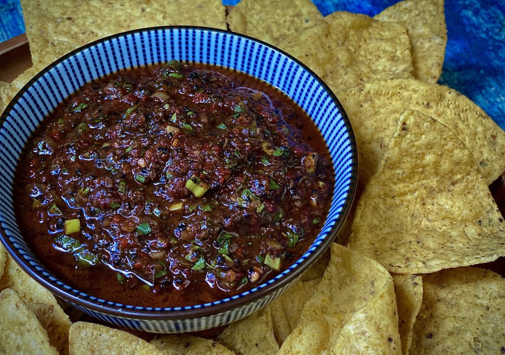 Roasted Chile Salsa Recipe | Alton Brown
