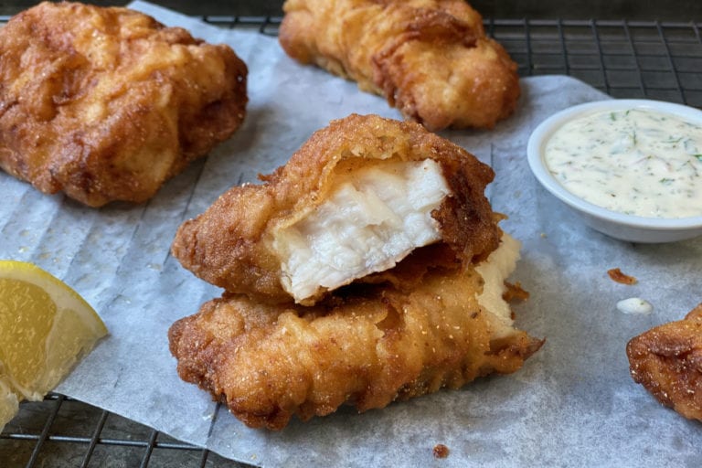 Southern Fried Catfish With A Cornmeal Crust Recipe | Alton Brown