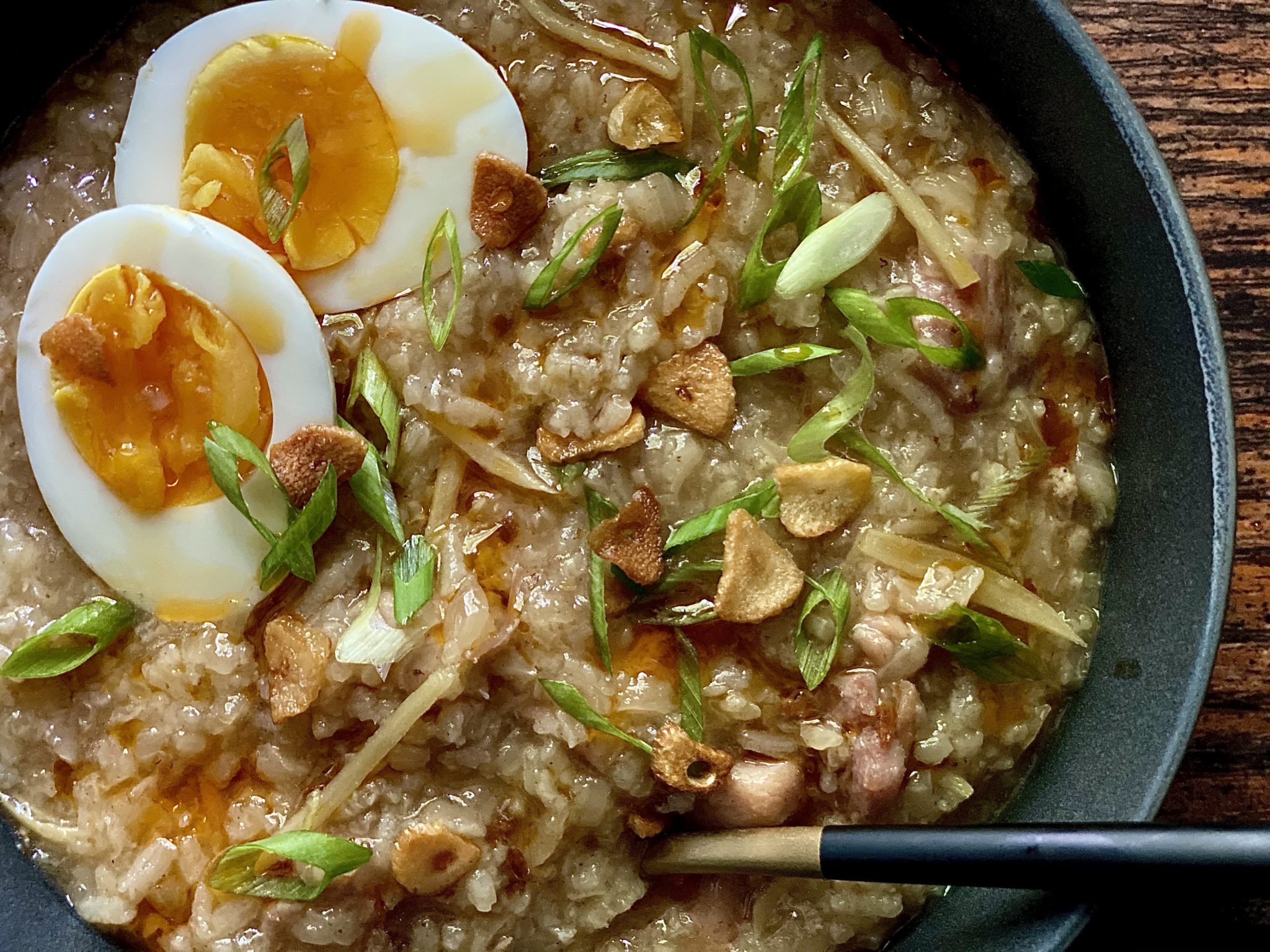 Arroz Caldo (Brothy Rice with Chicken and Ginger) - Alton Brown