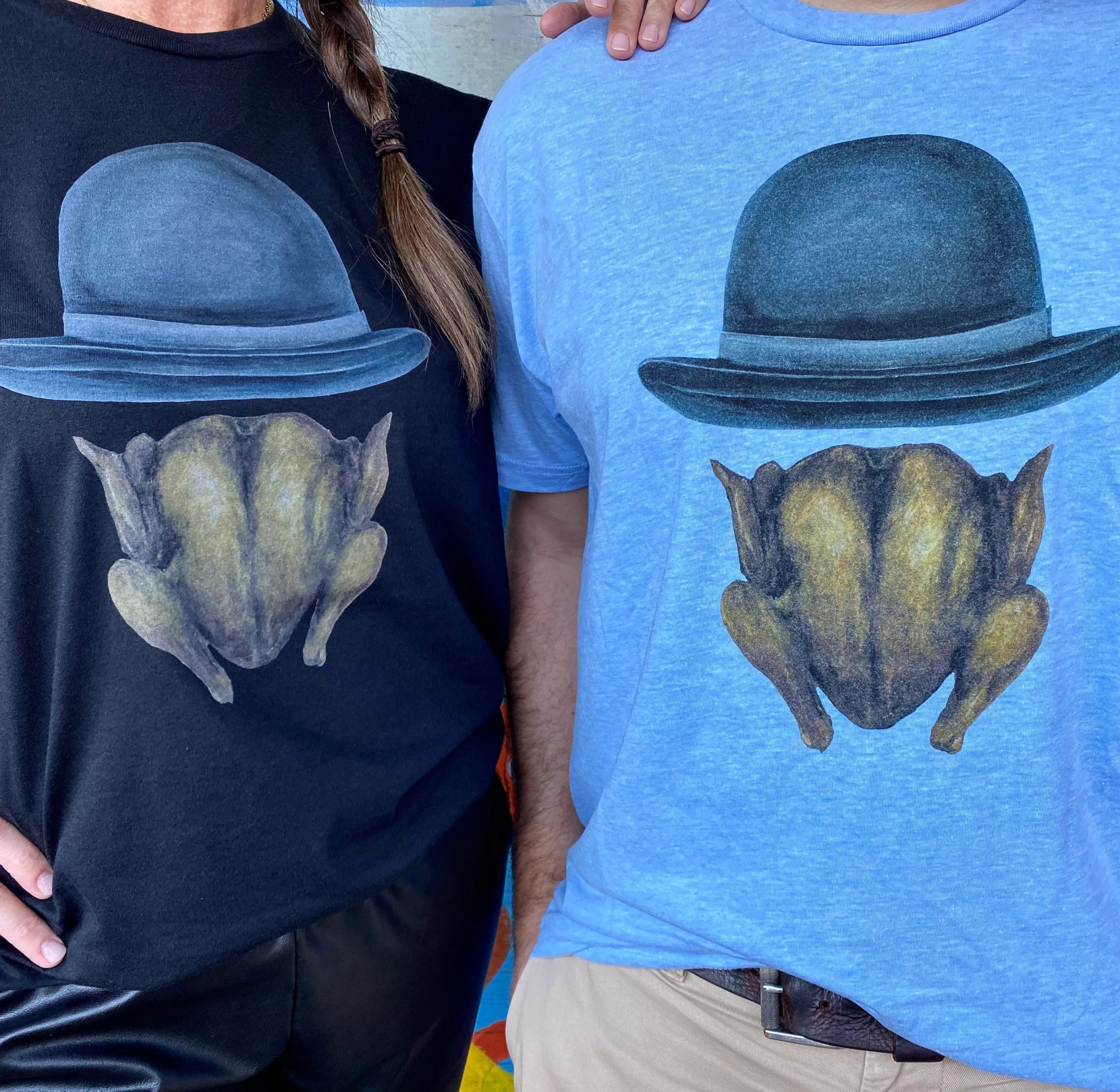 Chicken with Bowler T-Shirt - Alton Brown