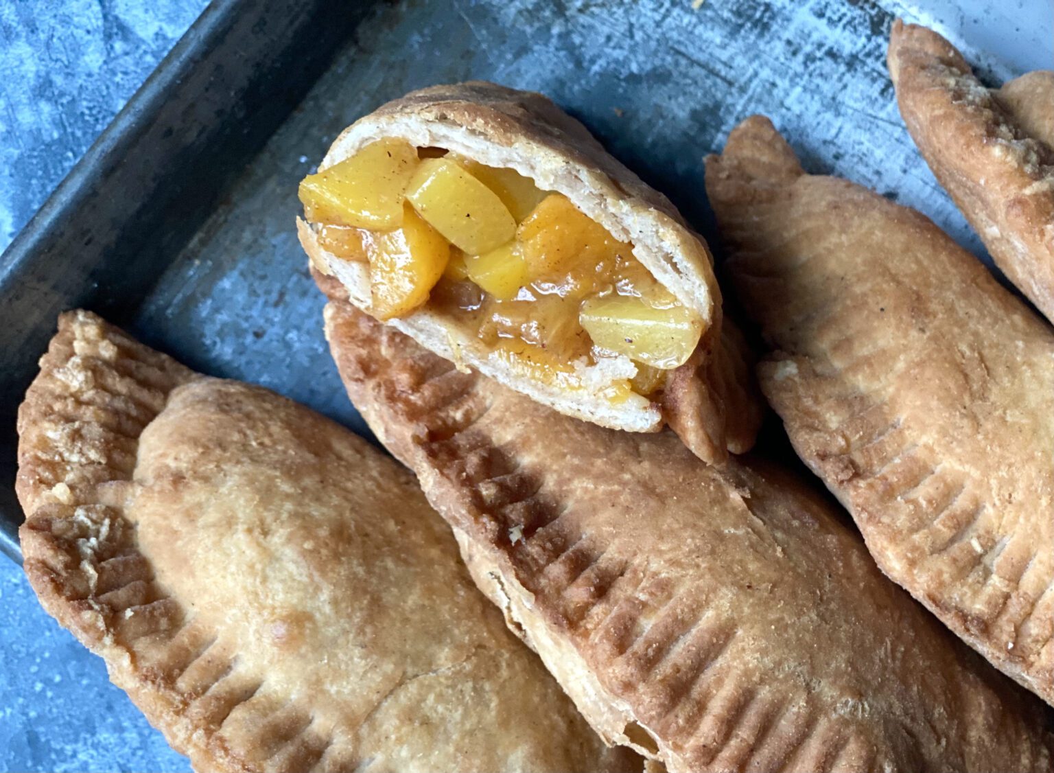 Spiced Peach Pocket Pie - Alton Brown